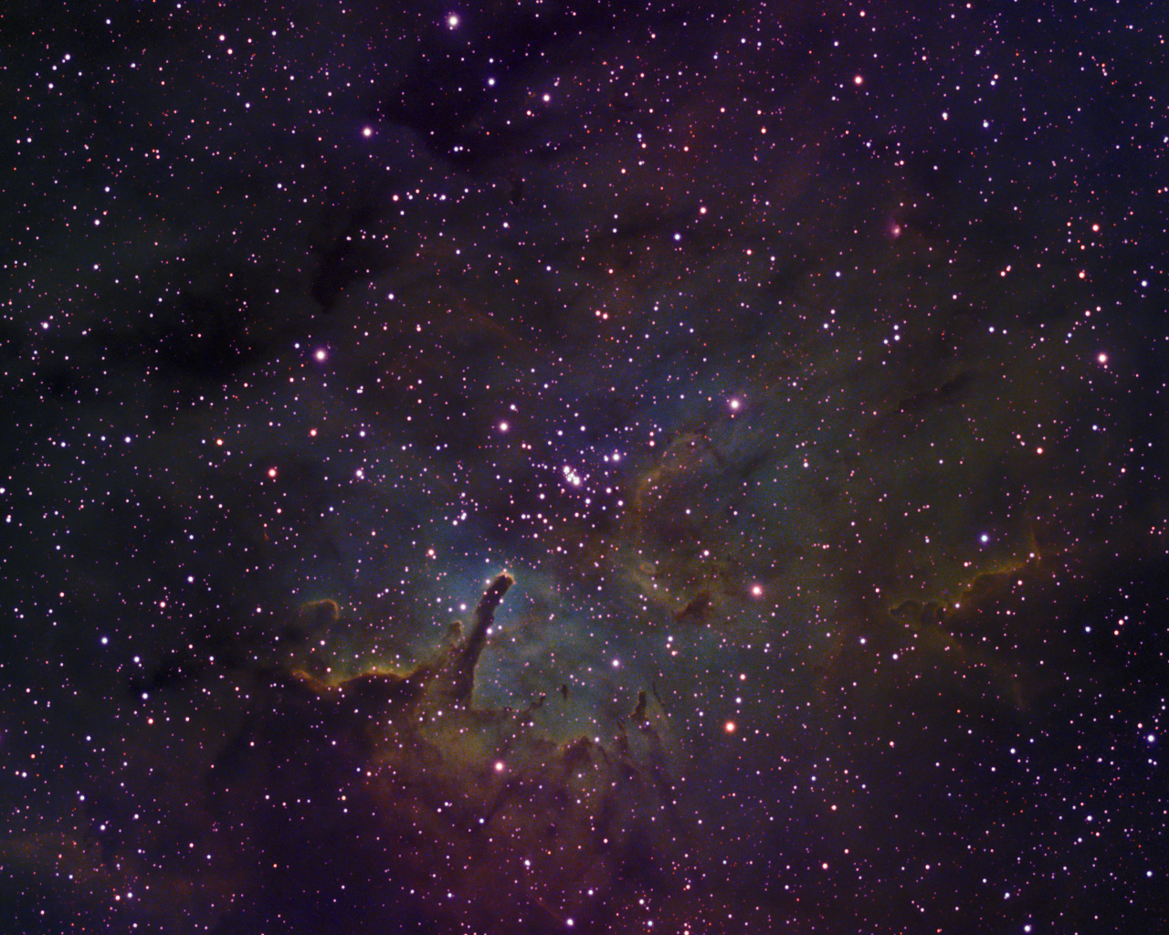 Narrow band Sh2-86 aka NGC 6820 - Experienced Deep Sky Imaging - Cloudy ...